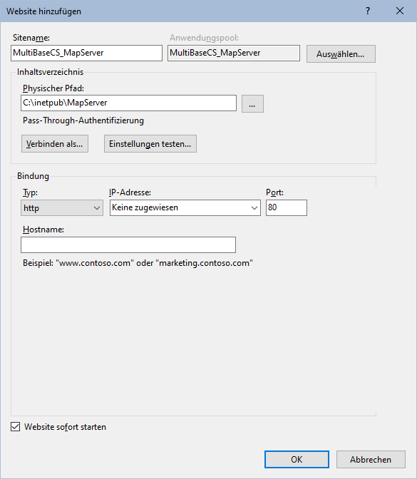 MultiBaseCS MapServer